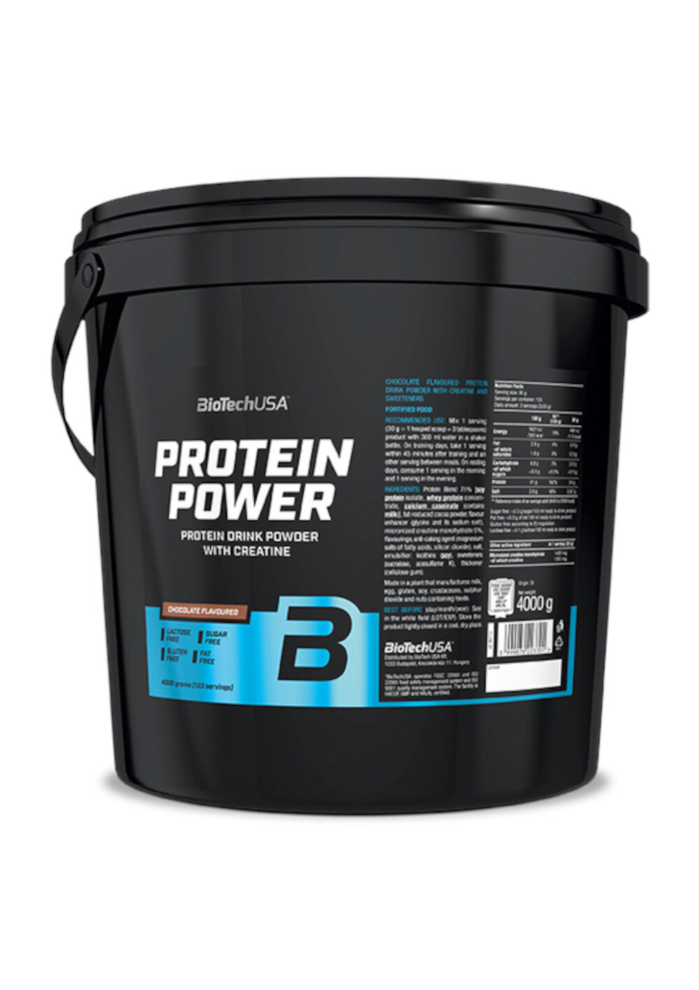 Biotech USA Protein Power 4000g Pulver Dose, 74,90