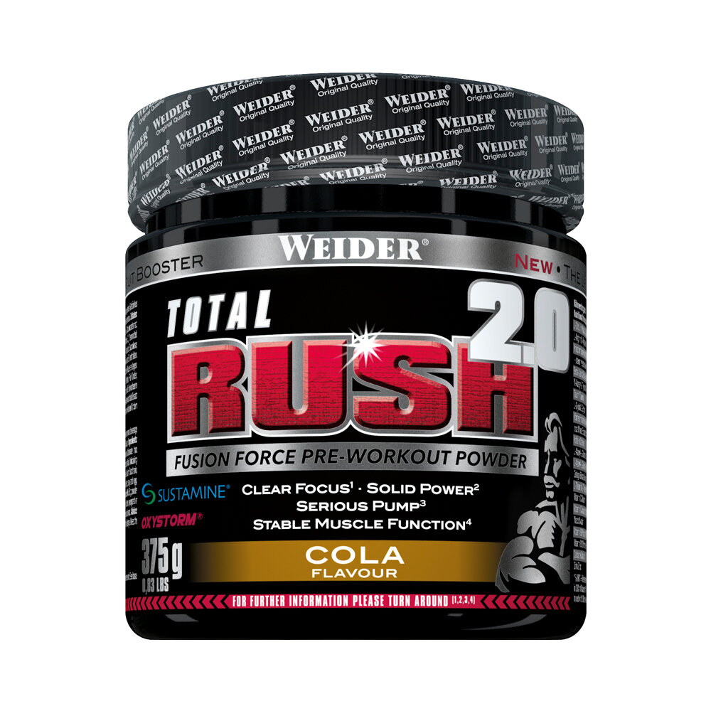 Weider Rush Pump 375g Dose Pre Workout Booster Fokus, 29,90