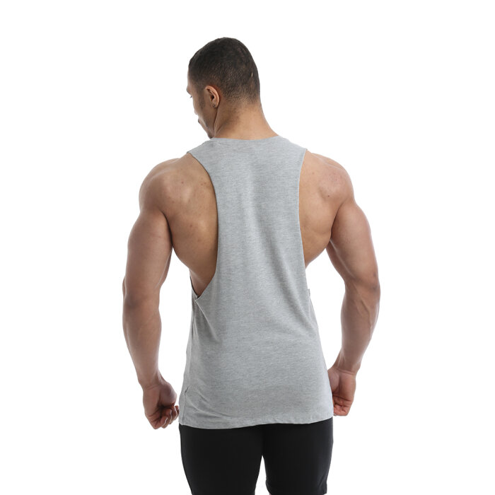 Golds Gym Drop Armhole Vest Tank Top grey marl, 24,90