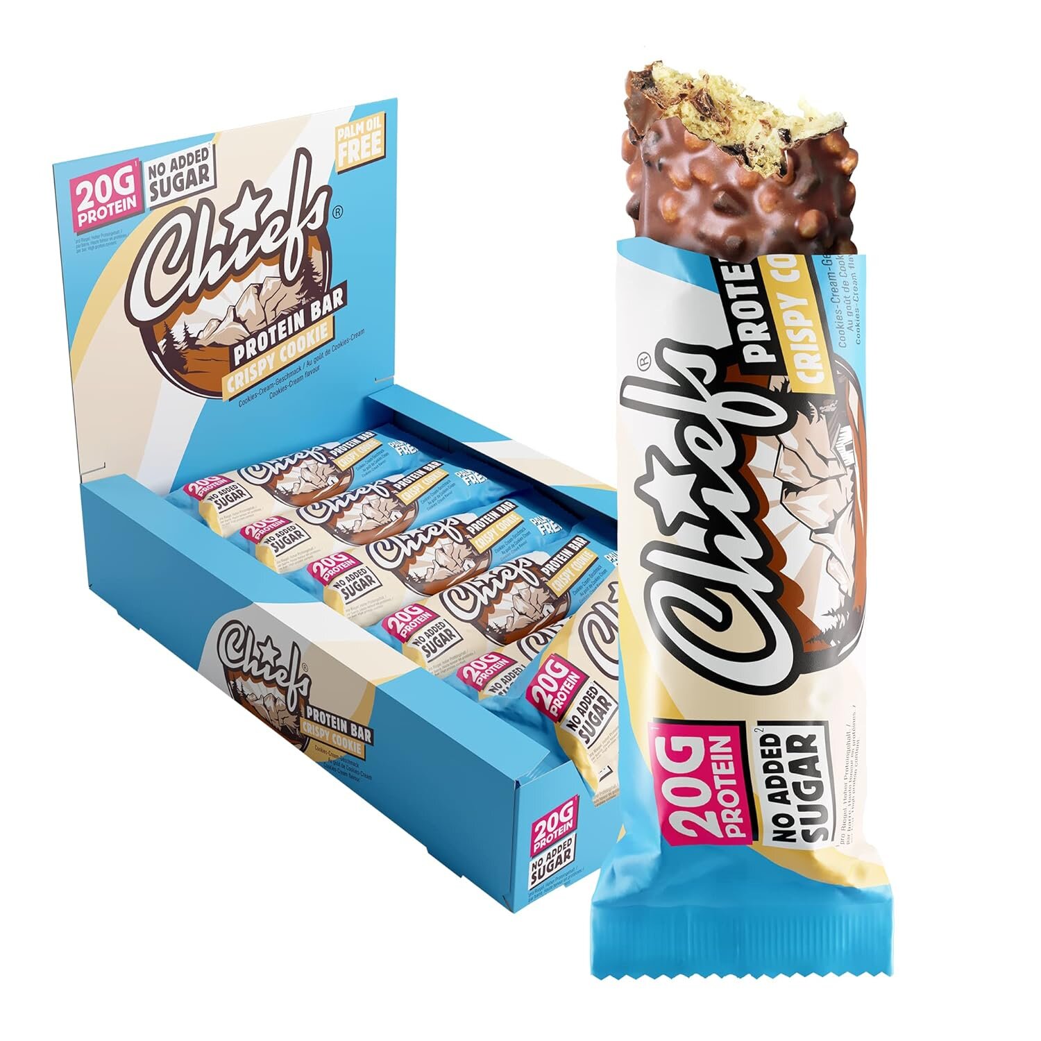 Chiefs Protein Bar 55g Riegel, 2,29